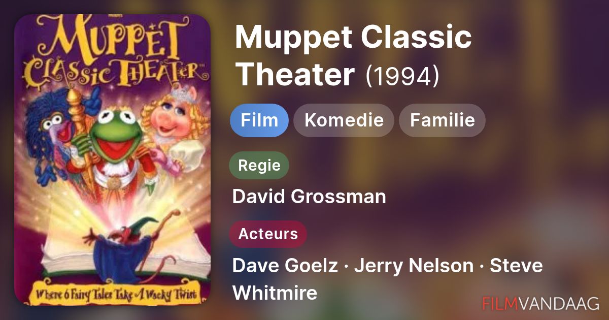 Muppet Classic Theater (film, 1994) kopen op dvd of blu-ray ...