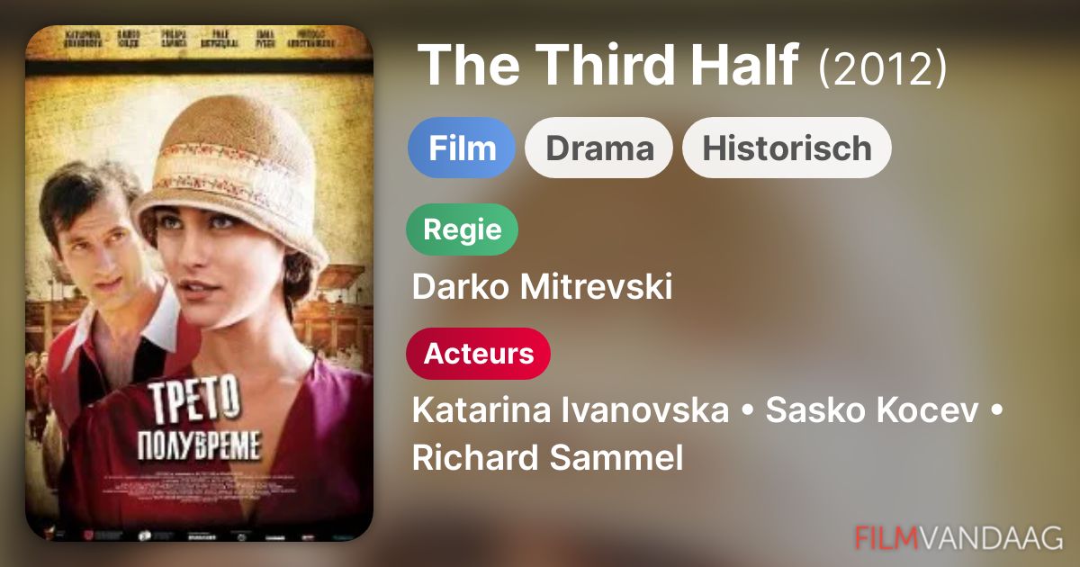 The Third Half (film, 2012) - FilmVandaag.nl
