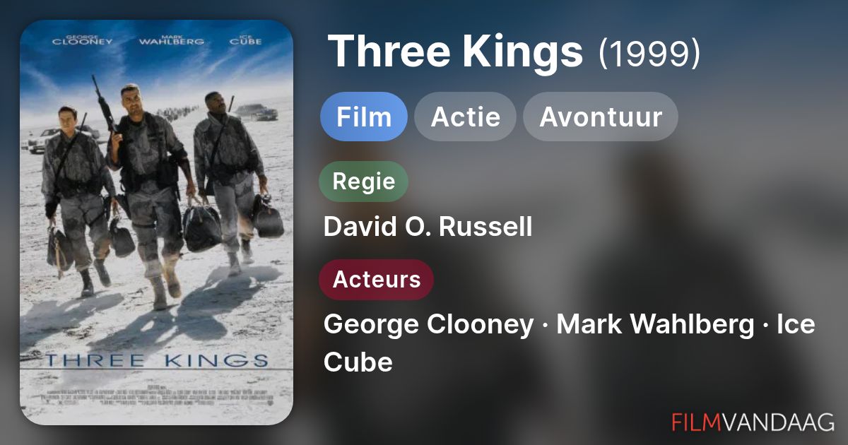Three Kings (film, 1999) - FilmVandaag.nl