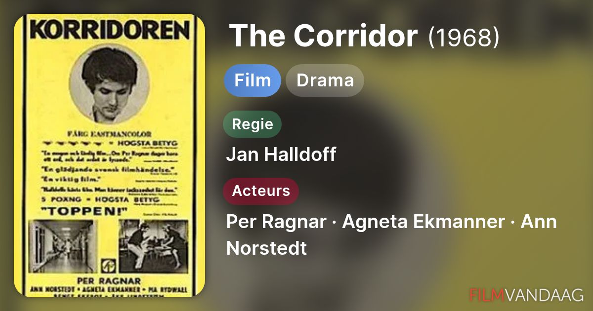 The Corridor (film, 1968) - FilmVandaag.nl