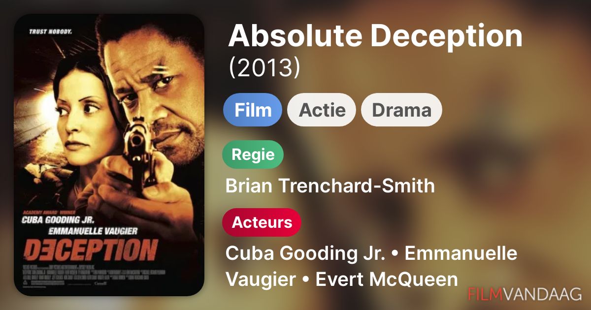 Absolute Deception (film, 2013) - FilmVandaag.nl