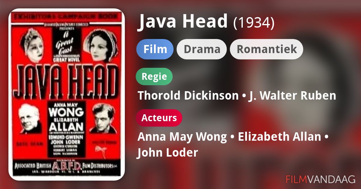 Java Head (film, 1934) - FilmVandaag.nl