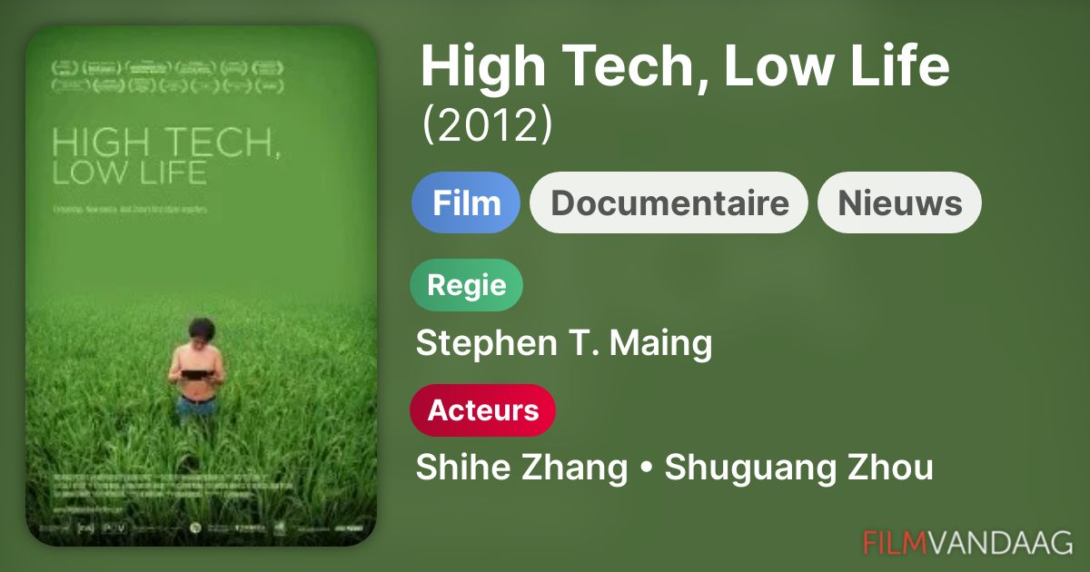 High Tech, Low Life (film, 2012) - FilmVandaag.nl