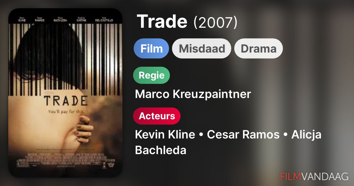 Trade (film, 2007) - FilmVandaag.nl