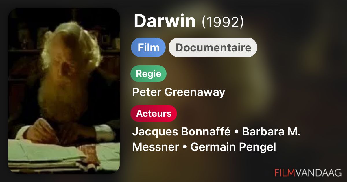 Darwin (film, 1992) - FilmVandaag.nl