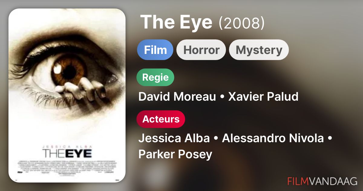 The Eye (film, 2008) - FilmVandaag.nl