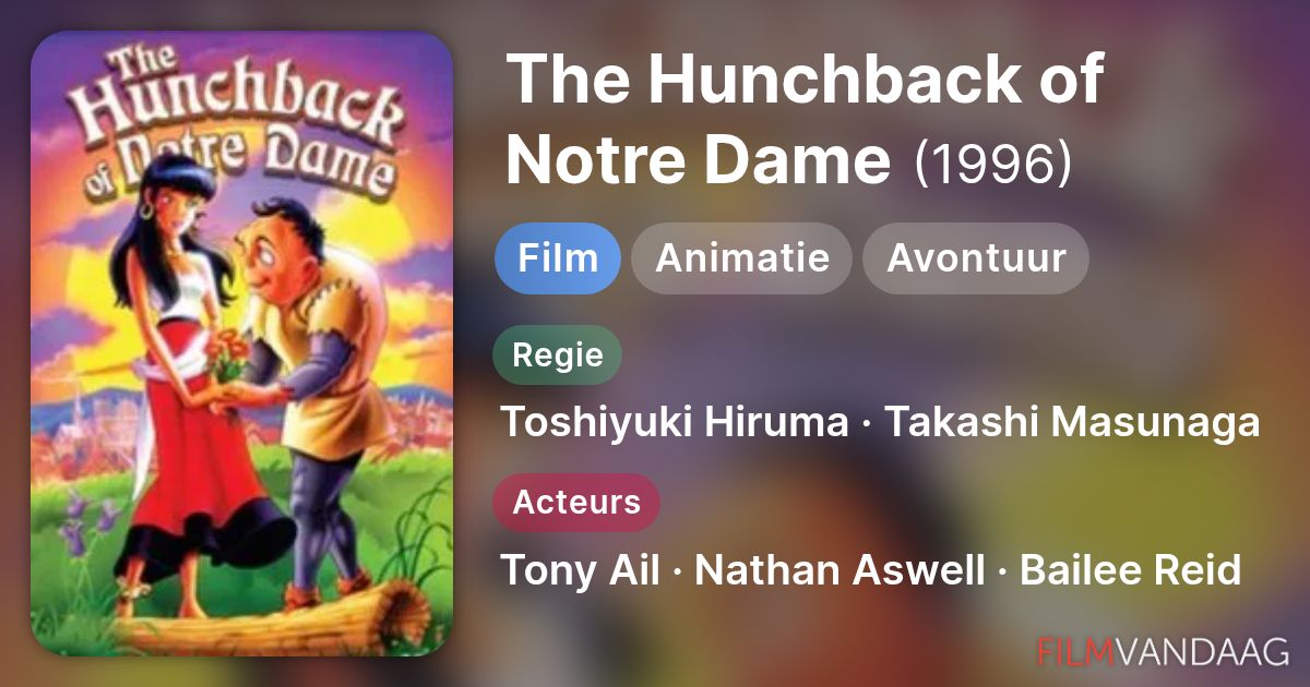 The Hunchback of Notre Dame (film, 1996) - FilmVandaag.nl