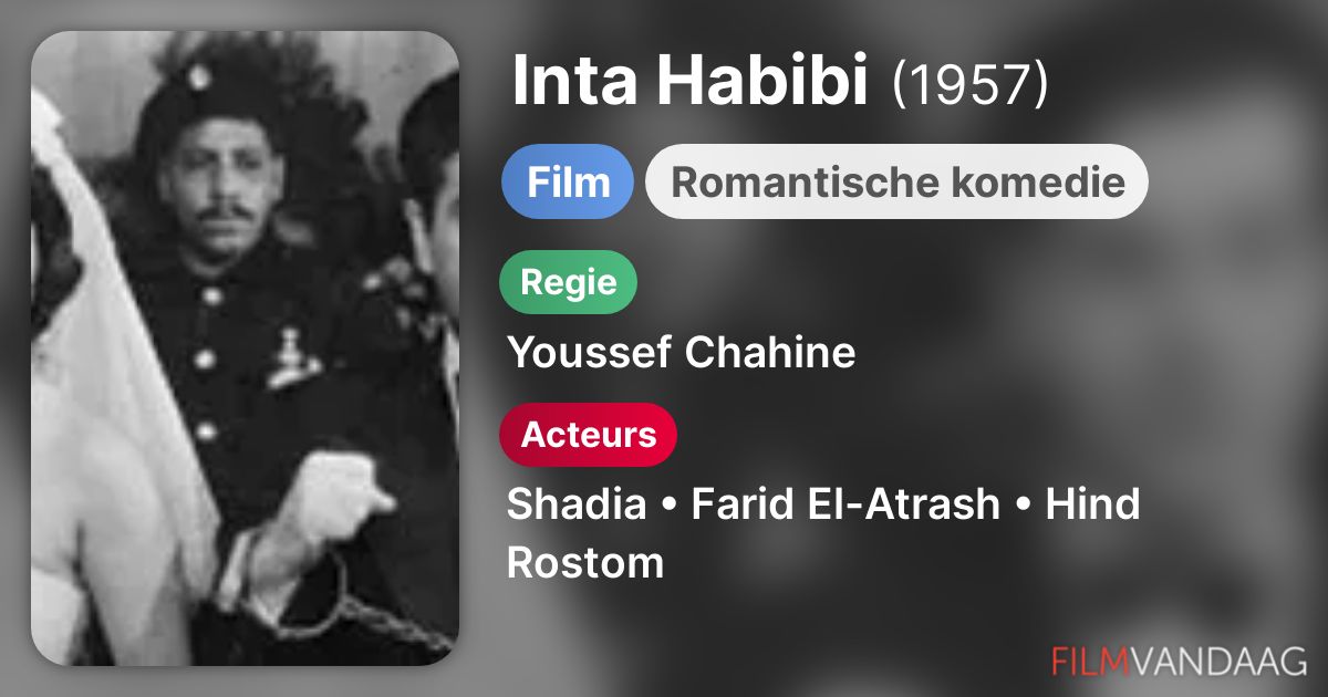 Inta Habibi (film, 1957) - FilmVandaag.nl