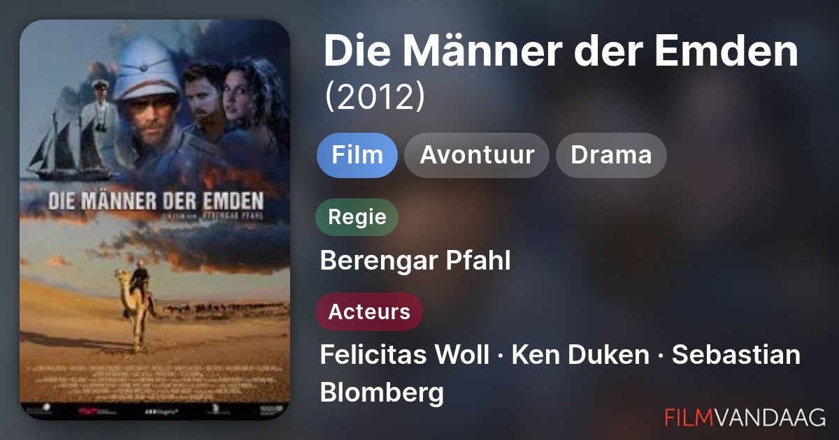Die Männer der Emden (film, 2012) - FilmVandaag.nl