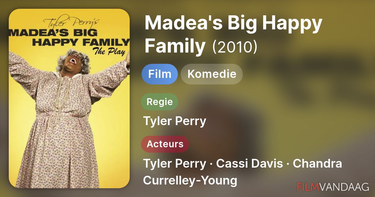 Madea's Big Happy Family (film, 2010) - FilmVandaag.nl