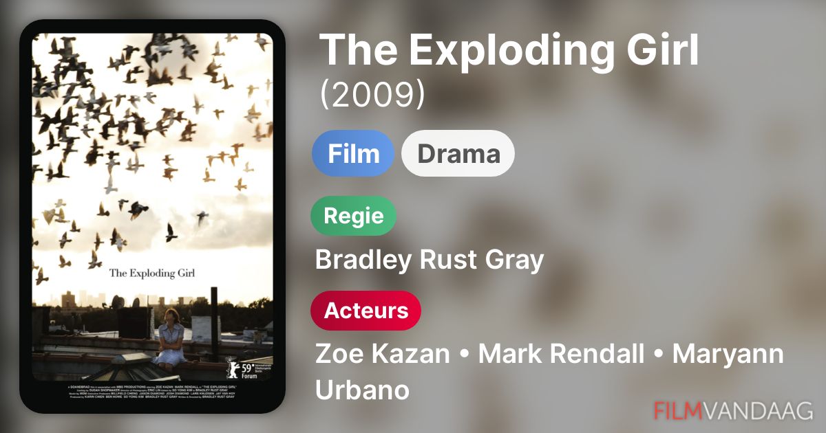 The Exploding Girl (film, 2009) - FilmVandaag.nl