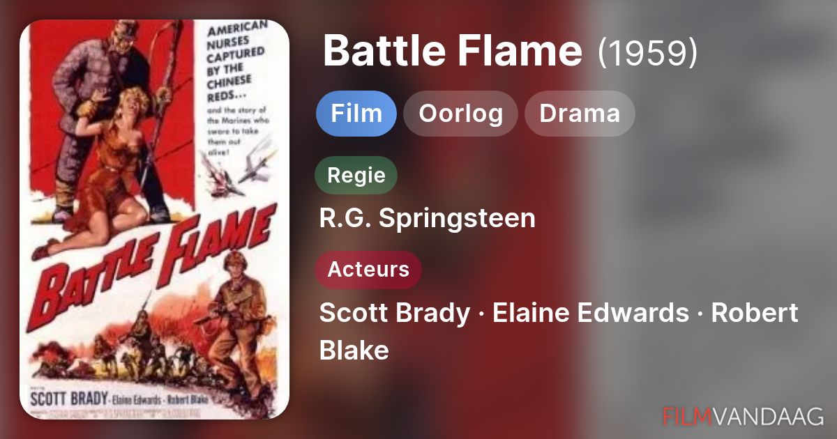 Battle Flame (film, 1959) - FilmVandaag.nl