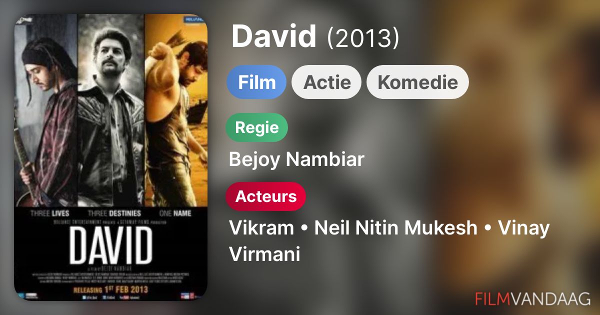 David (film, 2013) - FilmVandaag.nl