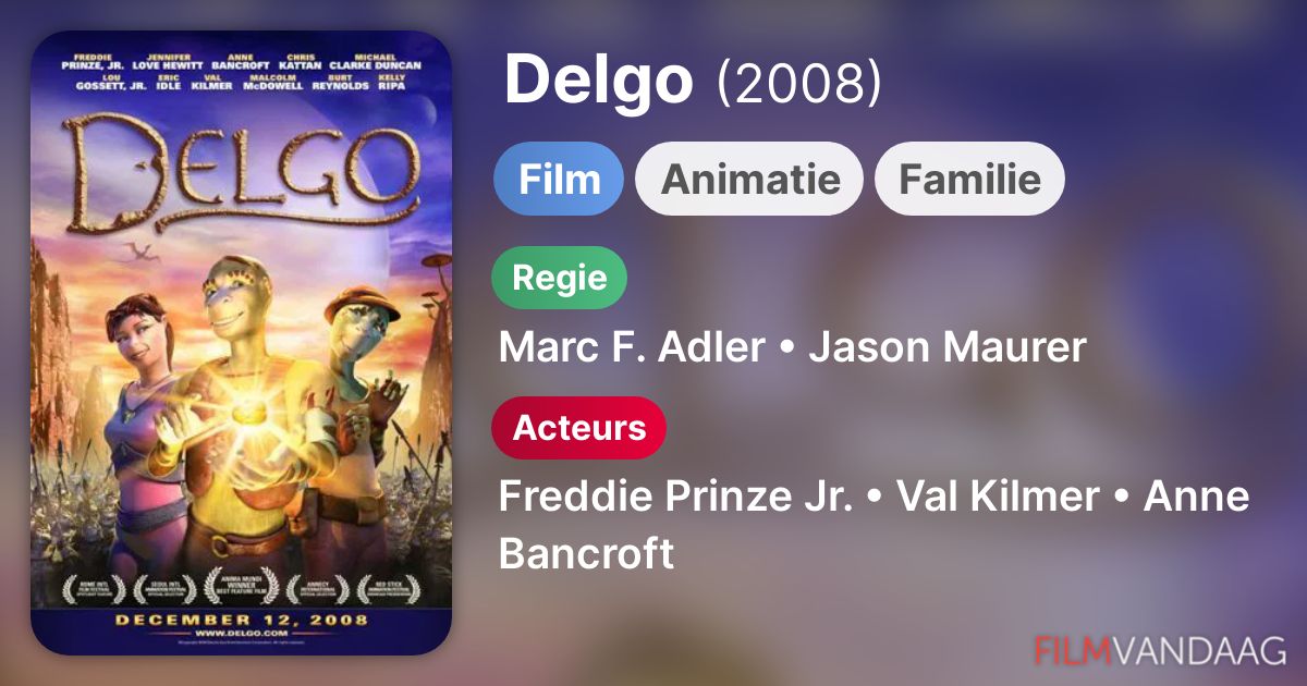 Delgo (film, 2008) - FilmVandaag.nl