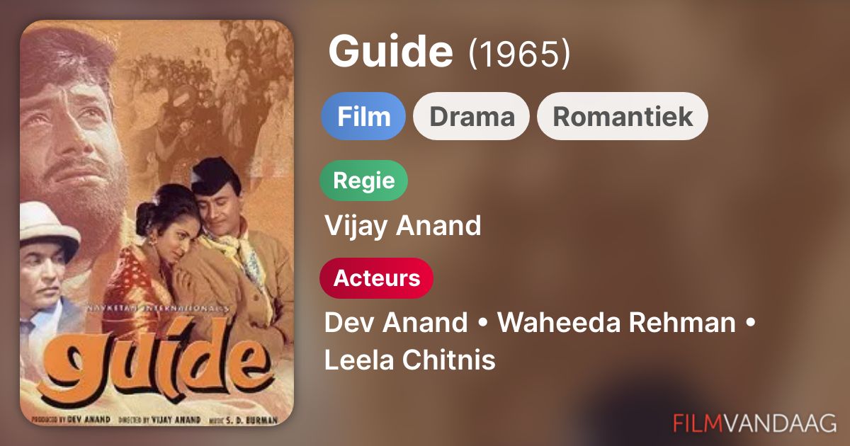 Guide (film, 1965) - FilmVandaag.nl