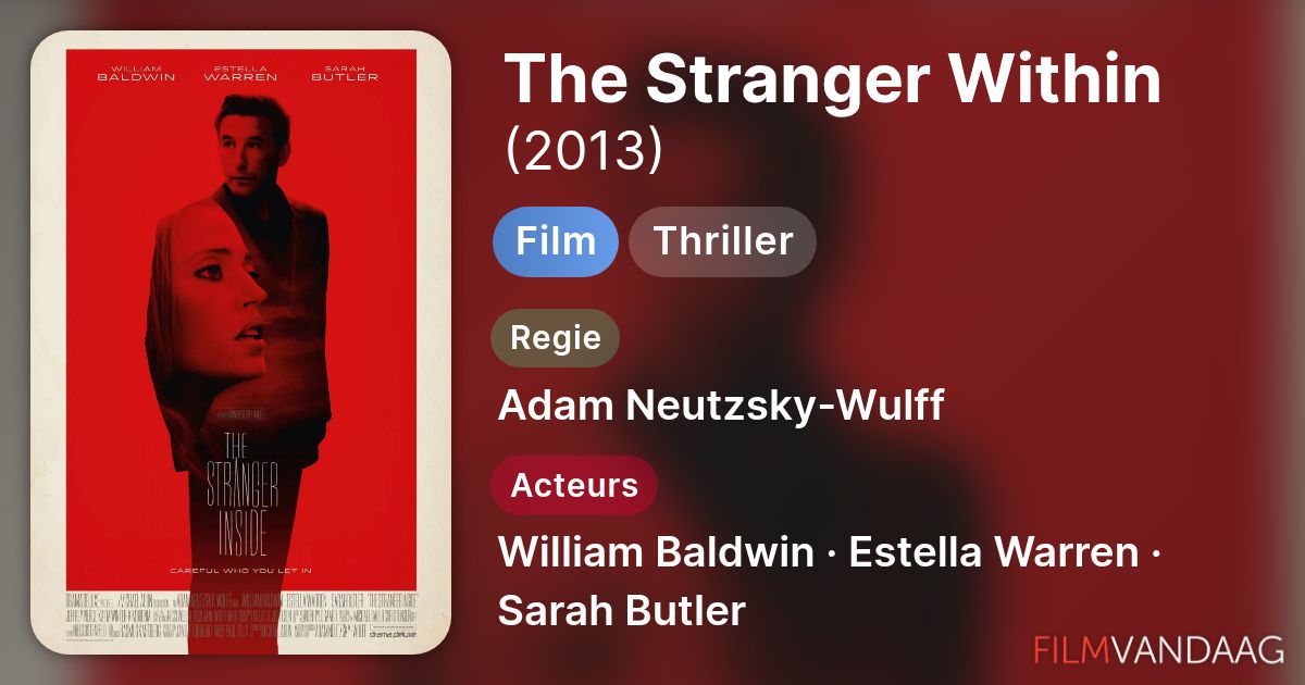 The Stranger Within (film, 2013) - FilmVandaag.nl