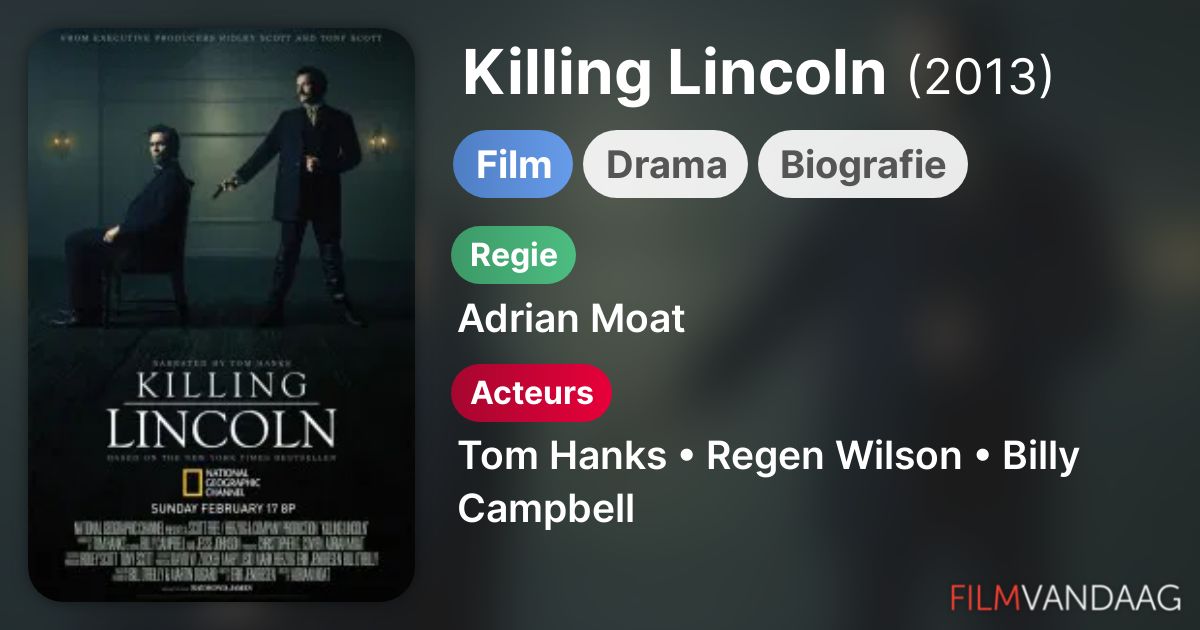 Killing Lincoln (film, 2013) - FilmVandaag.nl
