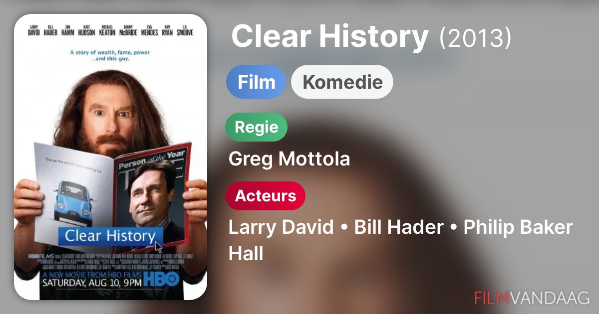 Clear History (film, 2013) - FilmVandaag.nl