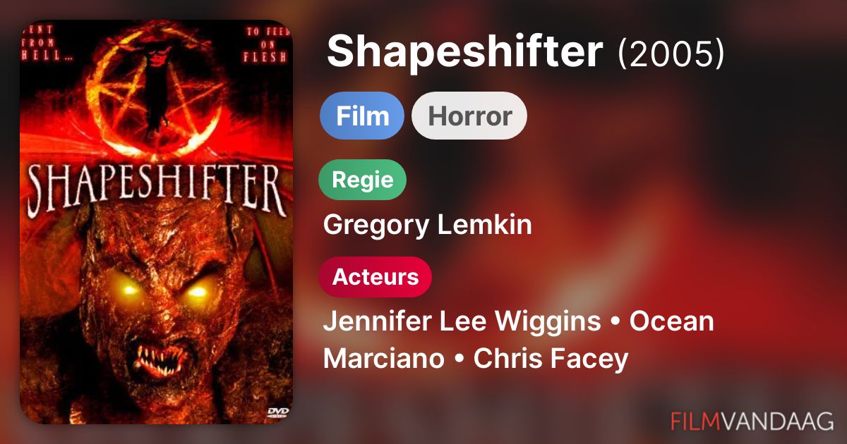 Shapeshifter (film, 2005) - FilmVandaag.nl