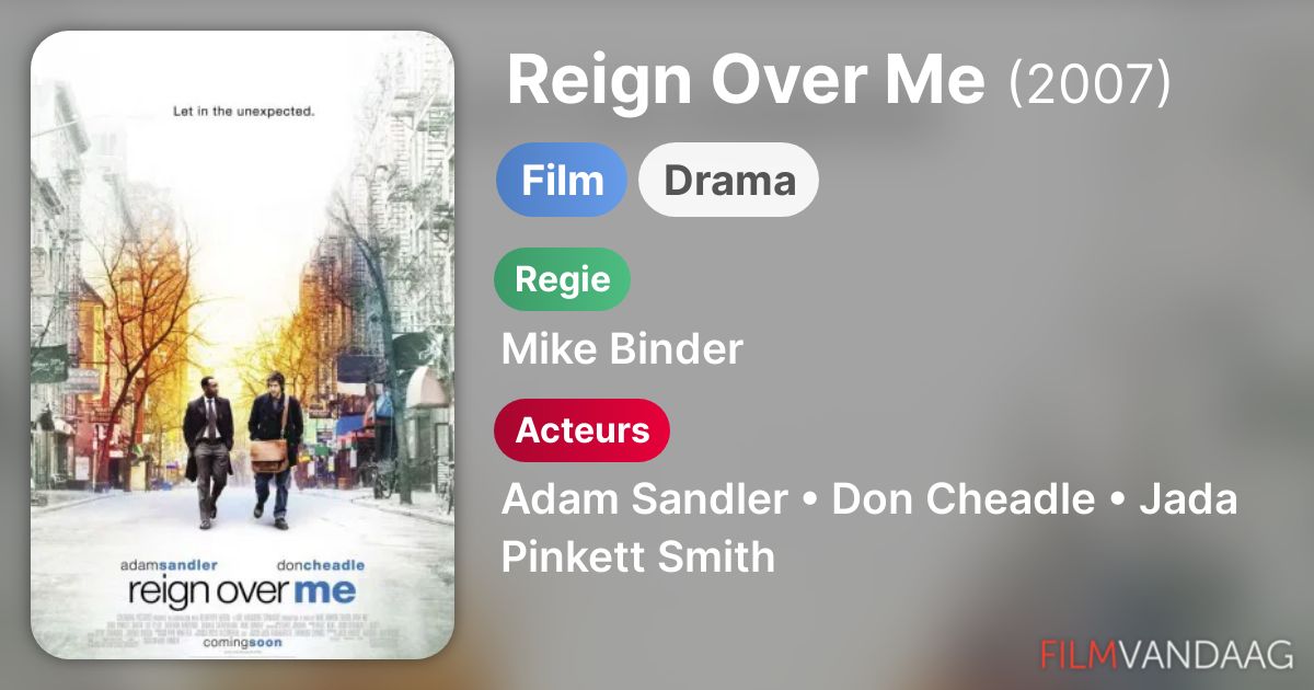 Reign Over Me (film, 2007) - FilmVandaag.nl