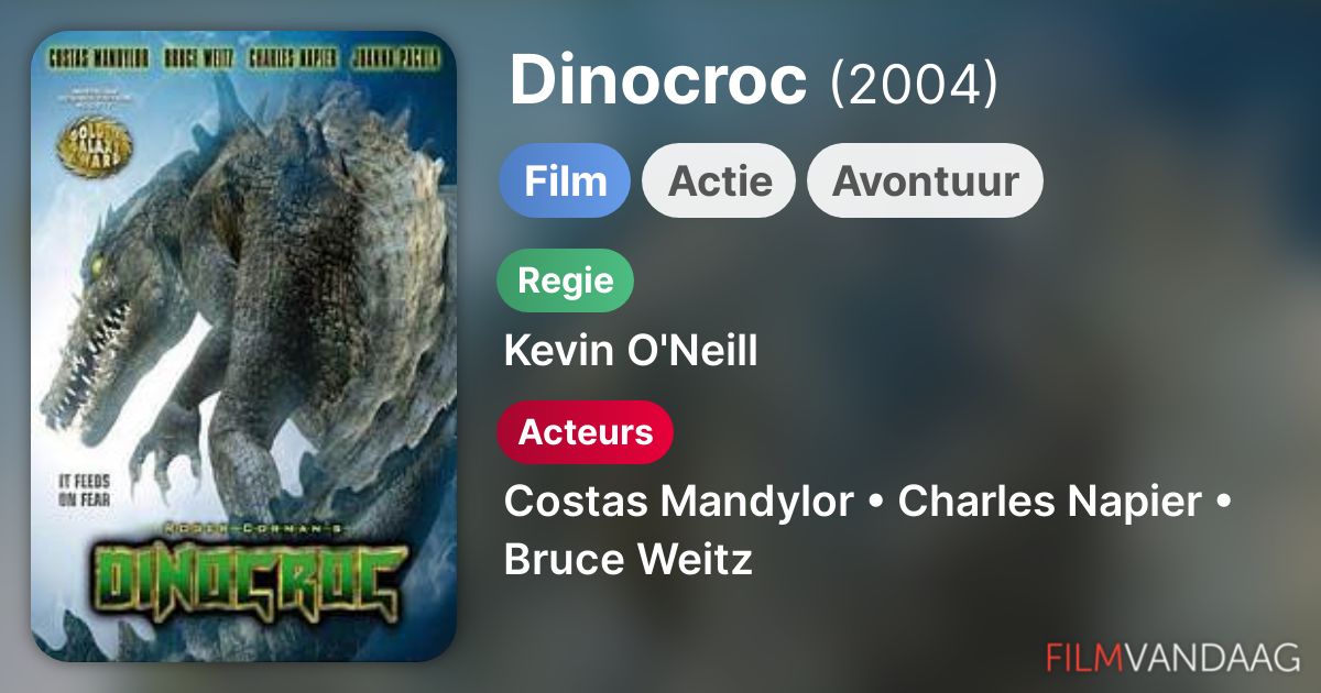 Dinocroc (film, 2004) - FilmVandaag.nl