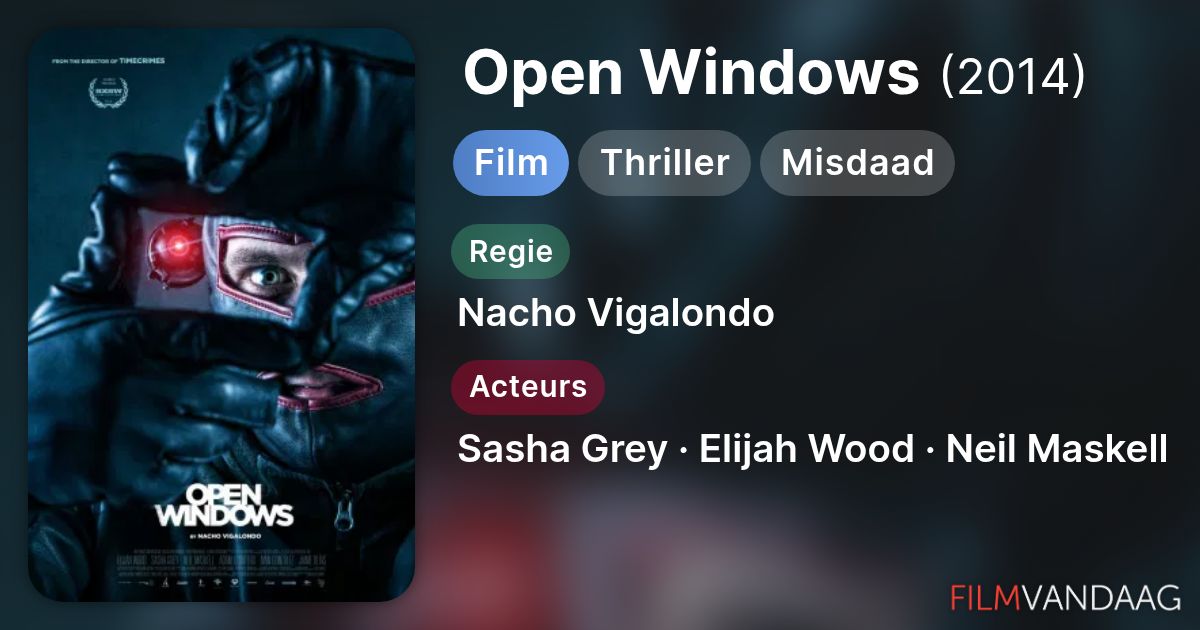Open Windows (film, 2014) - FilmVandaag.nl
