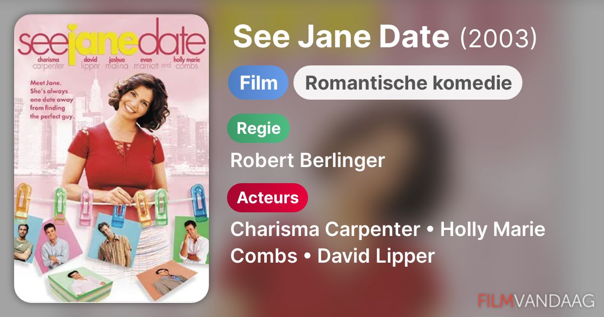 See Jane Date (film, 2003) - FilmVandaag.nl