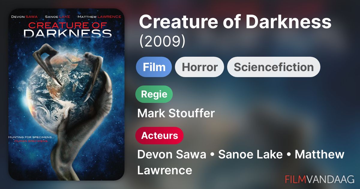 Creature of Darkness (film, 2009) - FilmVandaag.nl