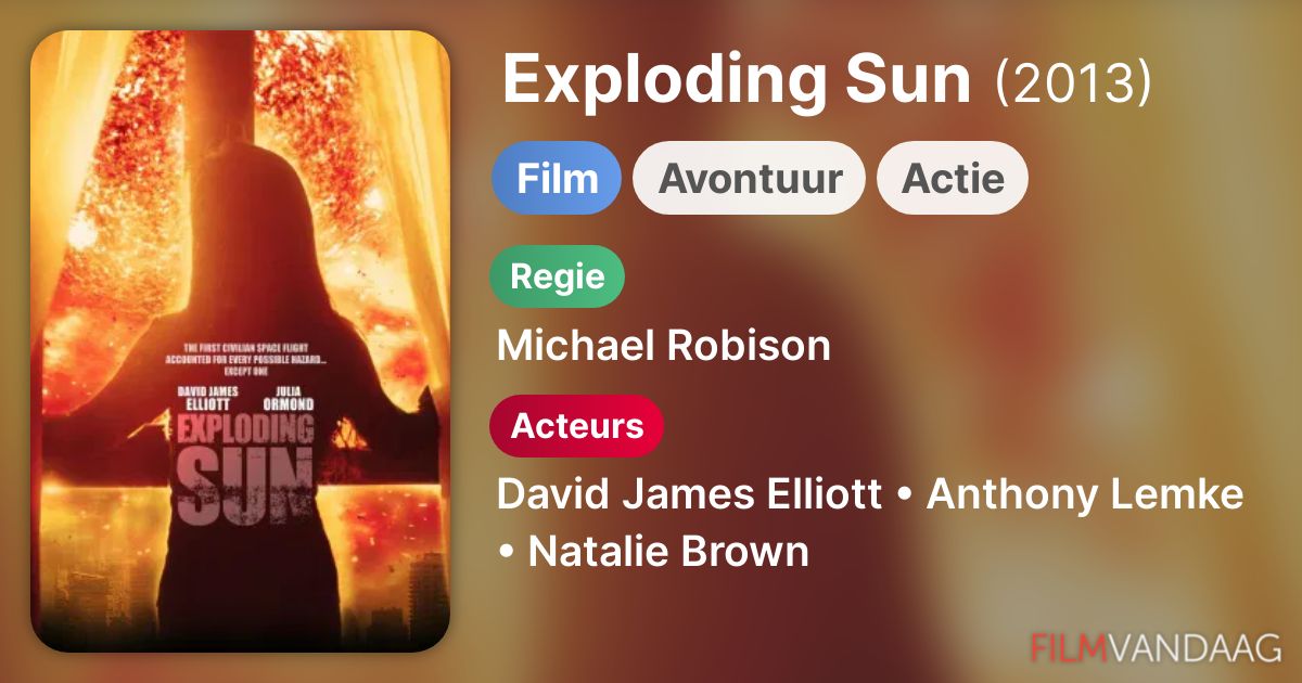 Exploding Sun (film, 2013) - FilmVandaag.nl