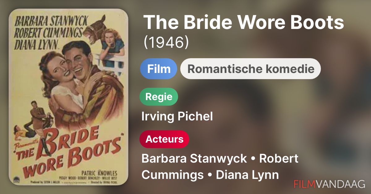 The Bride Wore Boots (film, 1946) - FilmVandaag.nl