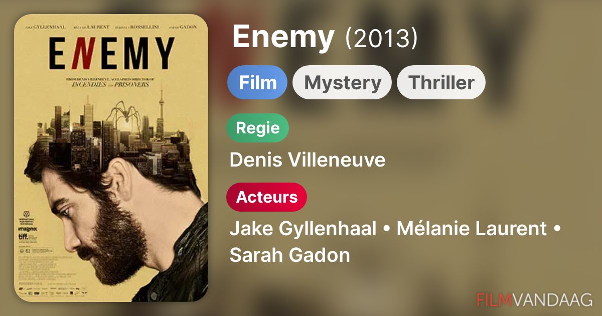 Enemy (film, 2013) - FilmVandaag.nl