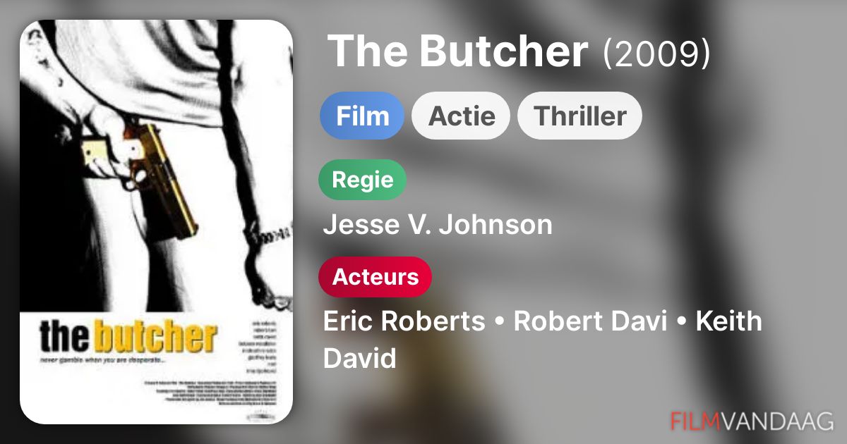 The Butcher (film, 2009) - FilmVandaag.nl