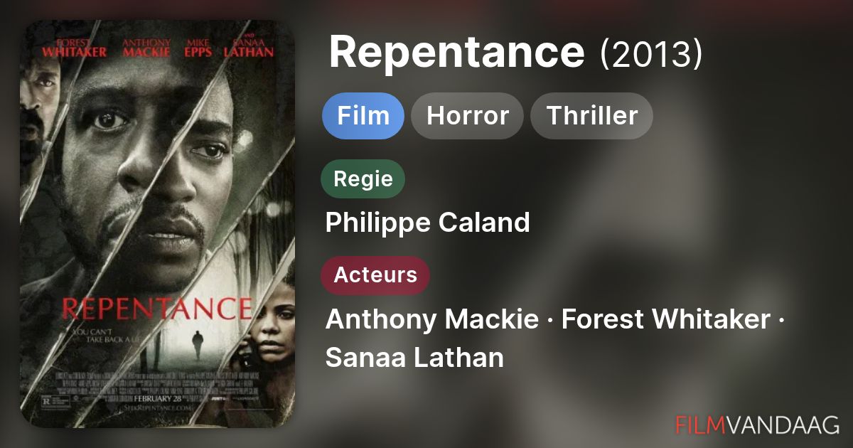Repentance (film, 2013) - FilmVandaag.nl
