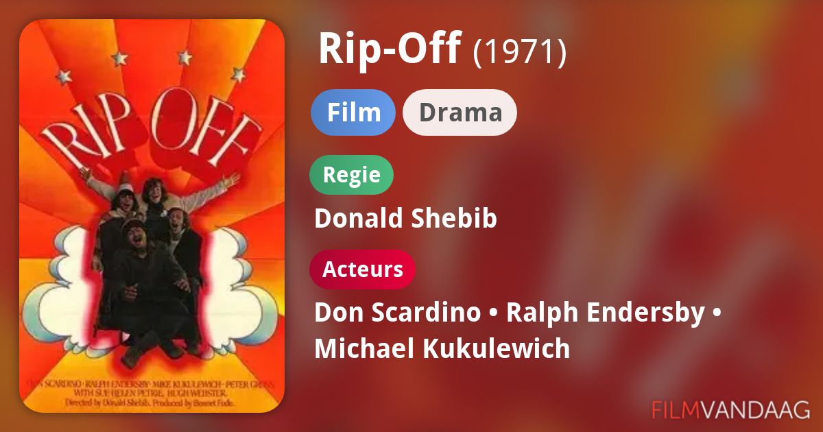Rip-Off (film, 1971) - FilmVandaag.nl