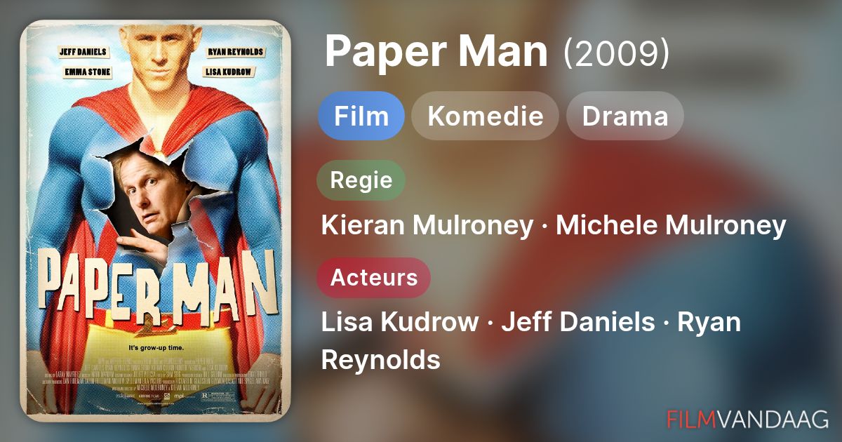 Paper Man (film, 2009) - FilmVandaag.nl