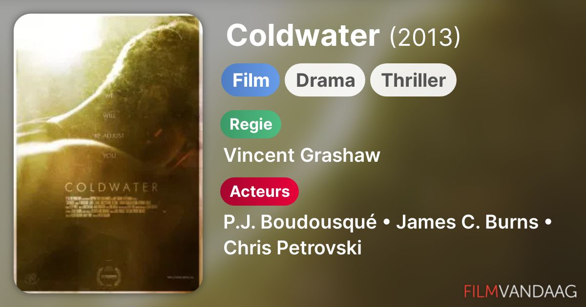 Coldwater (film, 2013) - FilmVandaag.nl