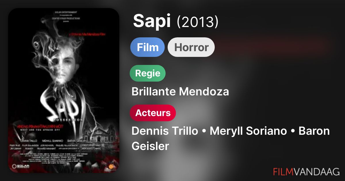 Sapi (film, 2013) - FilmVandaag.nl