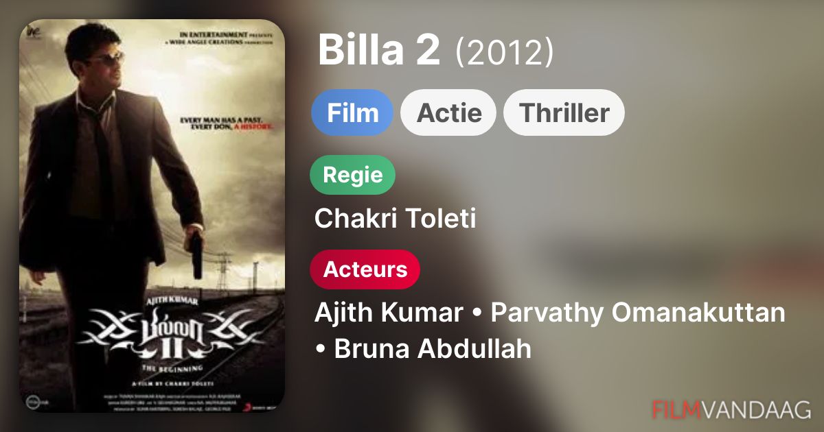 Billa 2 (film, 2012) - FilmVandaag.nl