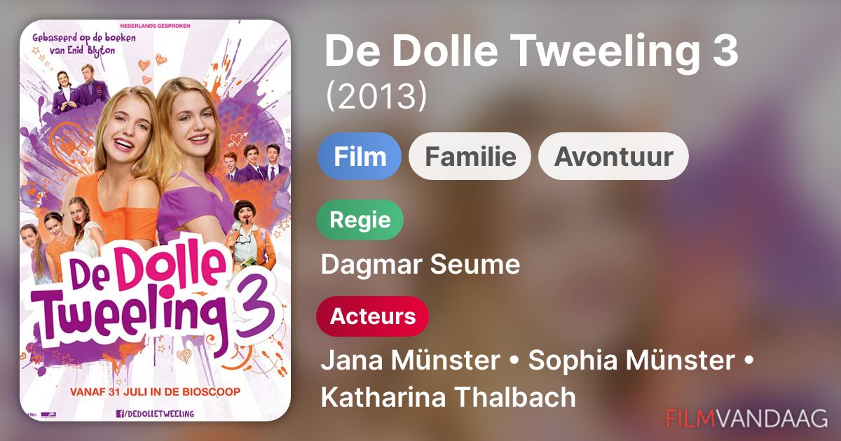 De Dolle Tweeling 3 (film, 2013) - FilmVandaag.nl
