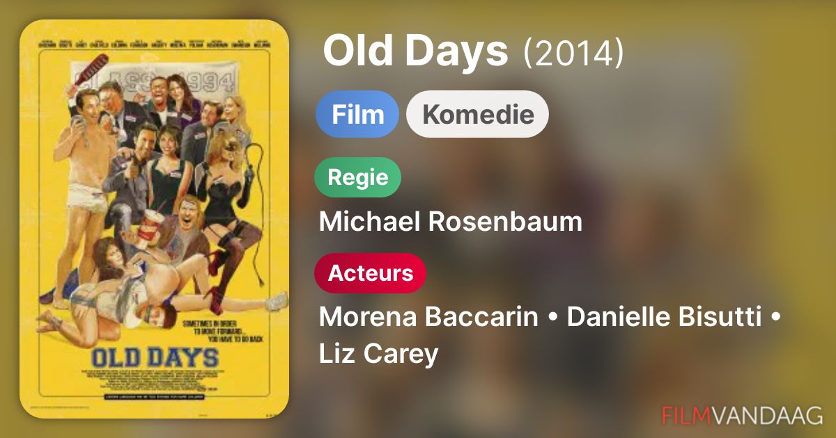 Old Days (film, 2014) - FilmVandaag.nl
