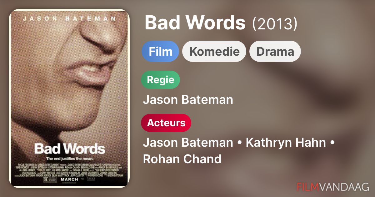 Bad Words (film, 2013) - FilmVandaag.nl