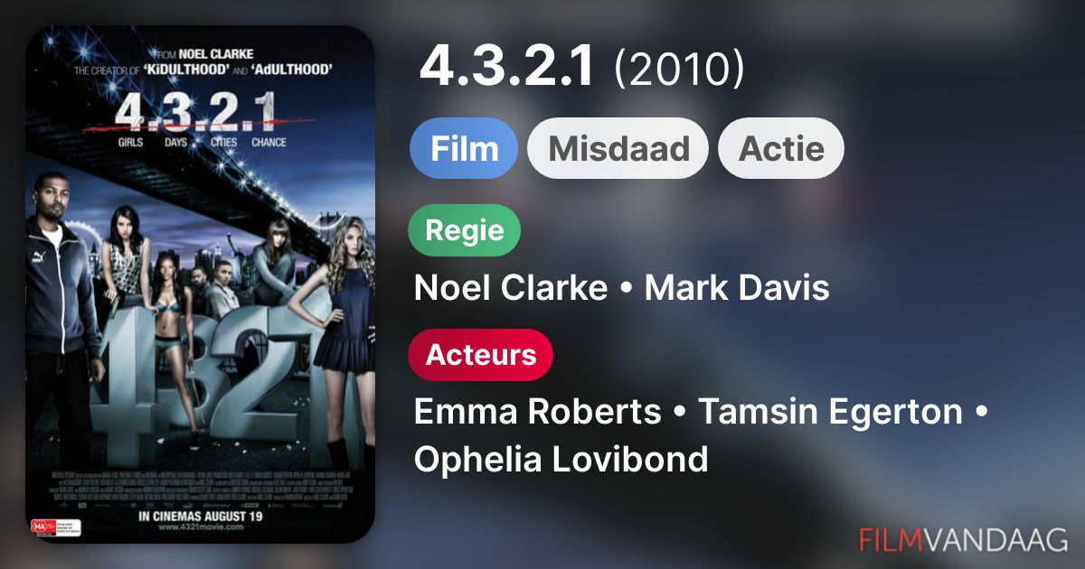 4.3.2.1 (film, 2010) - FilmVandaag.nl