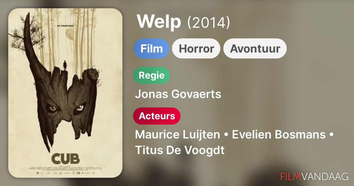 Welp (film, 2014) kopen op dvd of blu-ray - FilmVandaag.nl