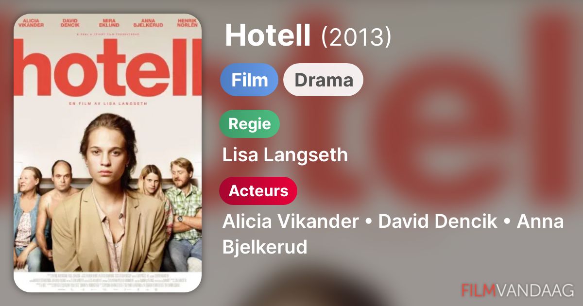 Hotell (film, 2013) - FilmVandaag.nl