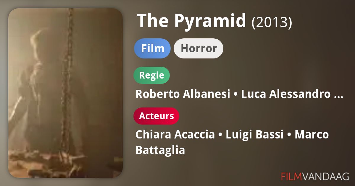 The Pyramid (film, 2013) - FilmVandaag.nl