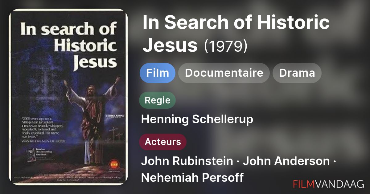 In Search of Historic Jesus (film, 1979) - FilmVandaag.nl