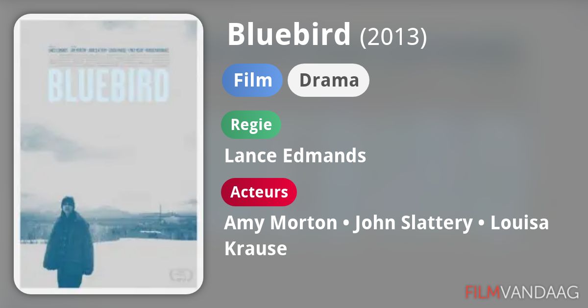 Bluebird (film, 2013) - FilmVandaag.nl