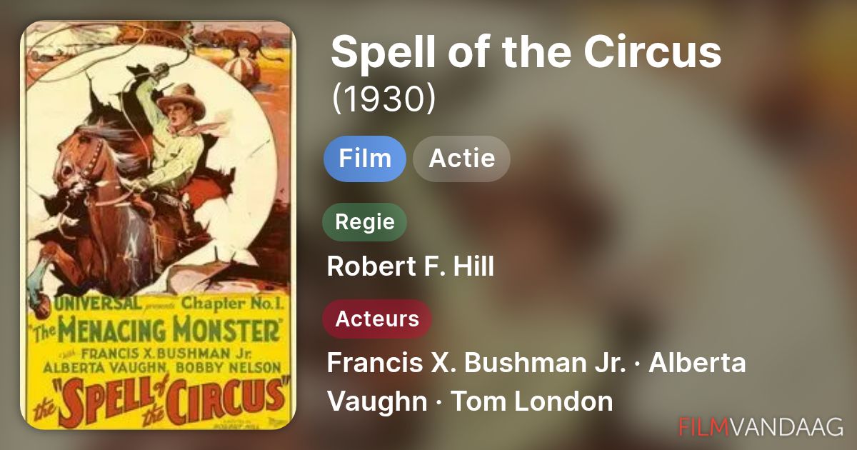 Spell of the Circus (film, 1930) - FilmVandaag.nl