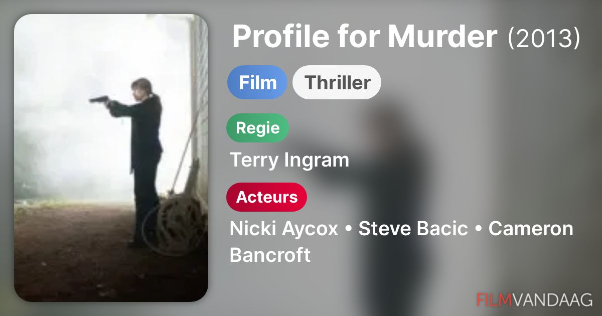 Profile for Murder (film, 2013) - FilmVandaag.nl