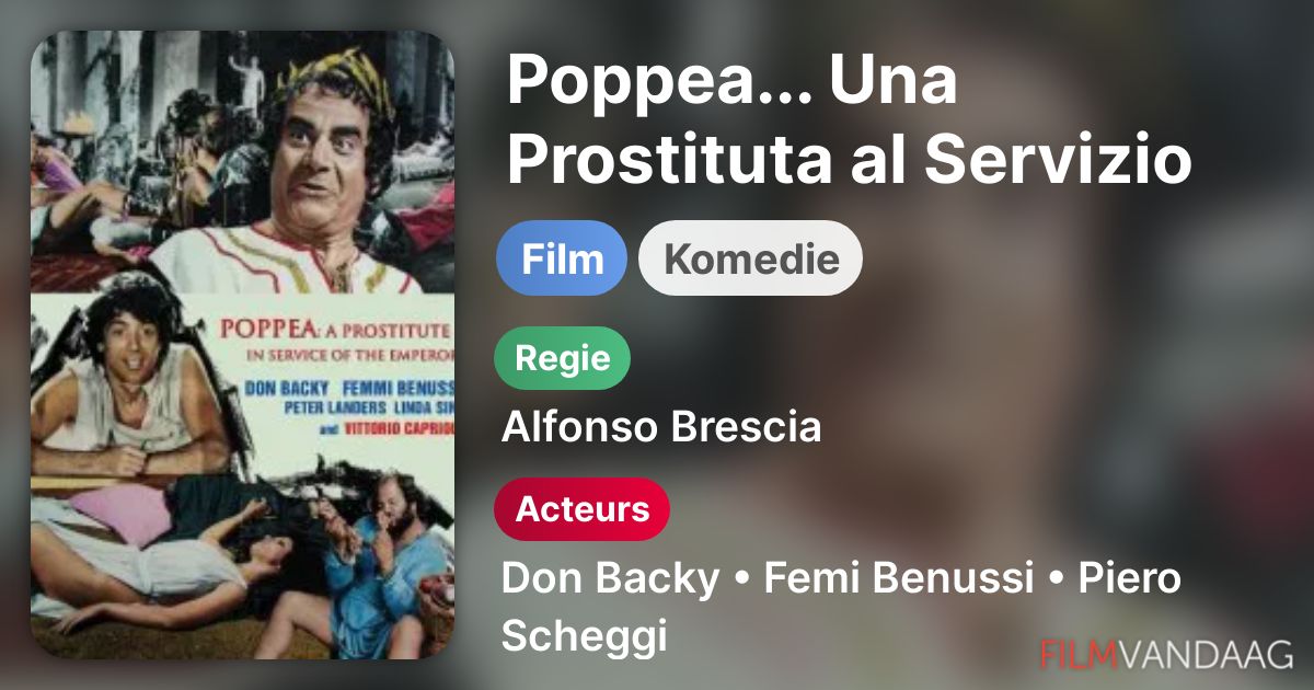 Poppea... Una Prostituta al Servizio dell' Impero (film, 1972 ...